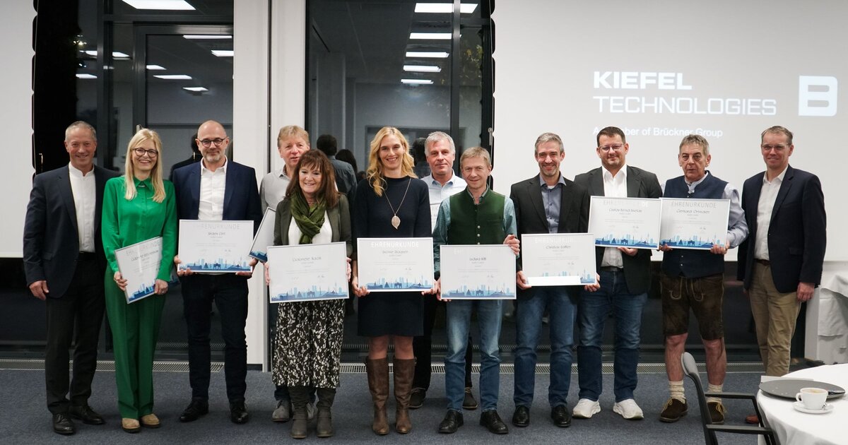 Jahrzehntelange Treue wird gefeiert : Kiefel